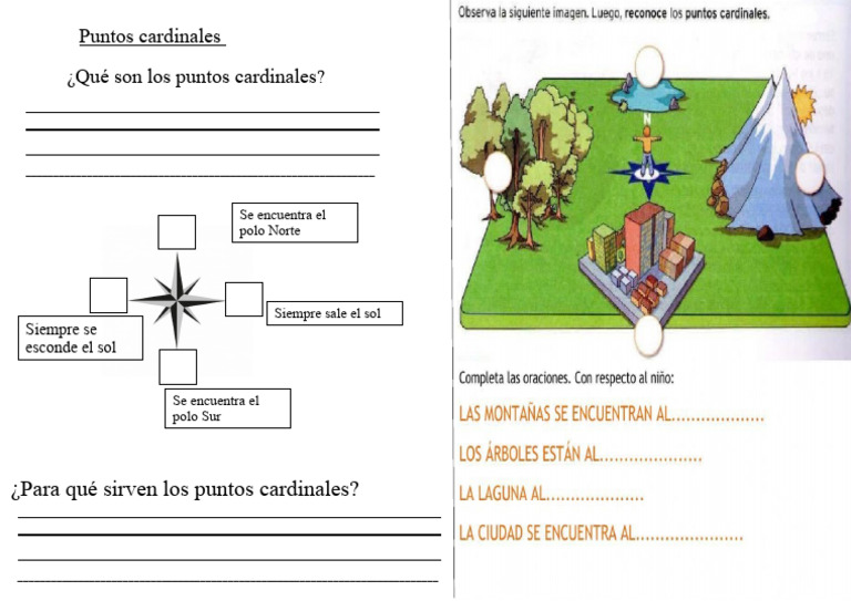 Guia Puntos Cardinales | PDF