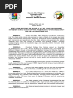 Ra 11148 Barangay Resolution | PDF | Health Sciences