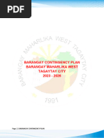 BDRRM Plan Template - Filipino Edited | PDF