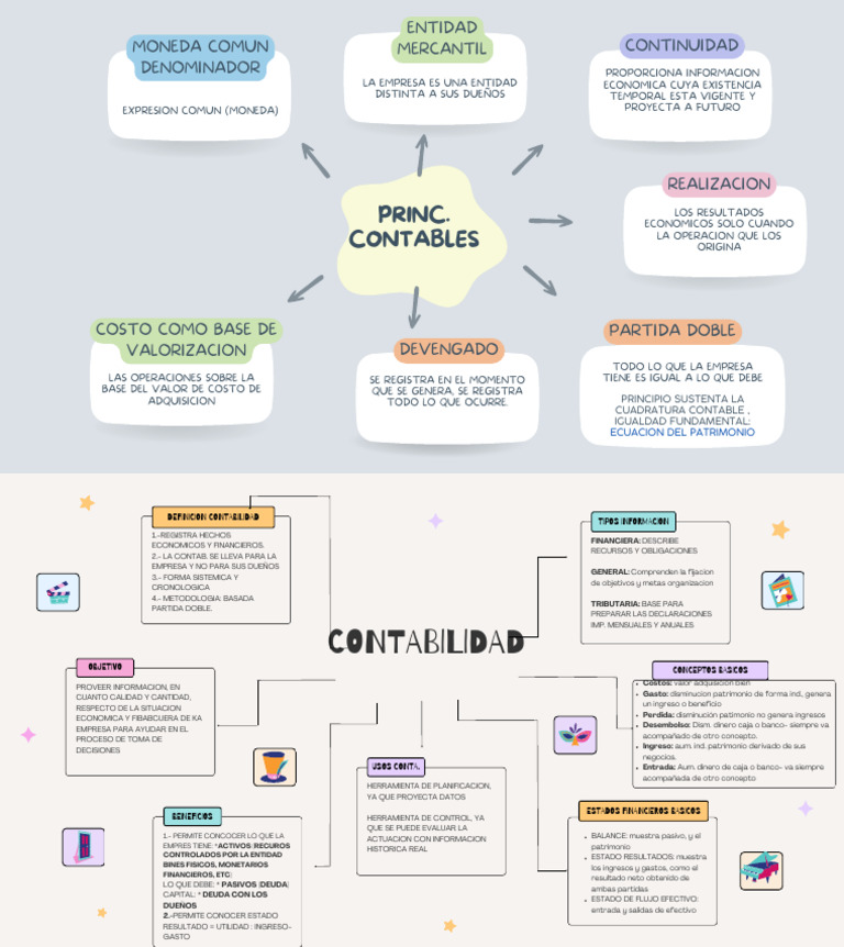 Mapa Conceptual | PDF | Contabilidad | Economias