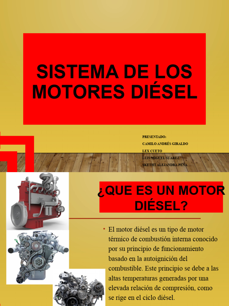 Componentes del Motor Diésel Explicados | PDF | Motor diesel | Motores