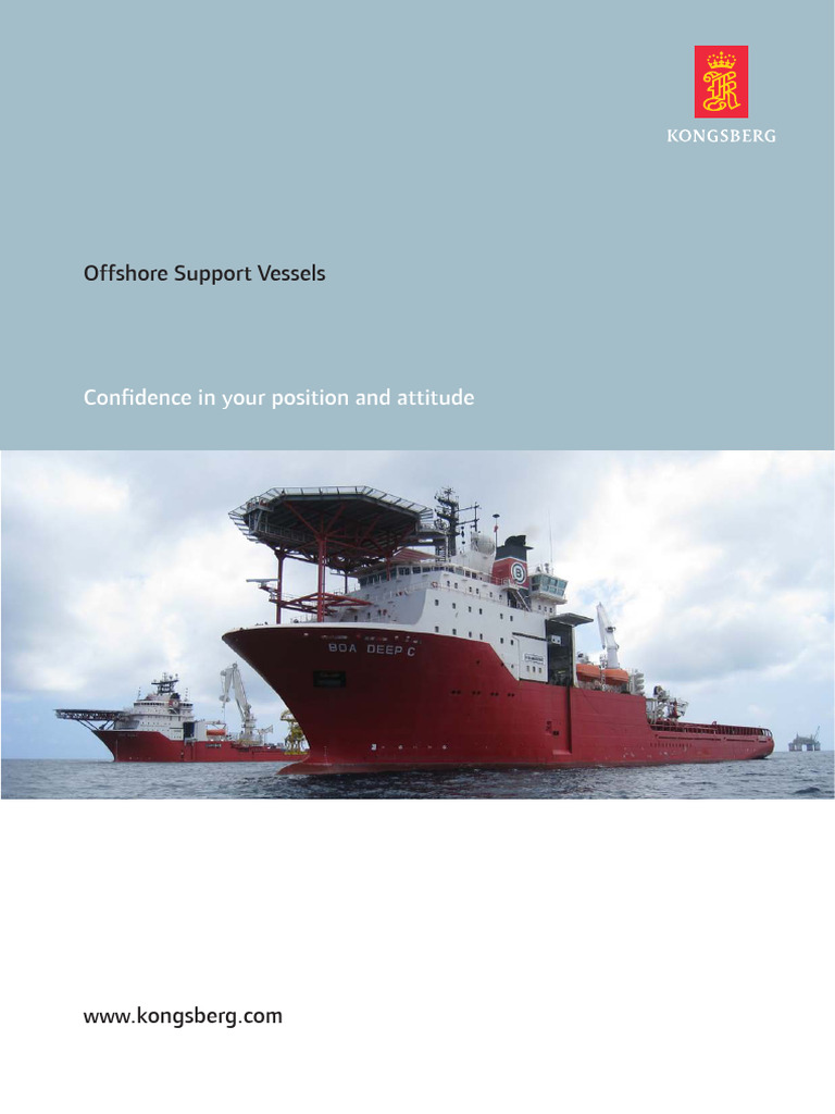 Brochure Offshore Support Vessel Seatex | PDF | Global Positioning System