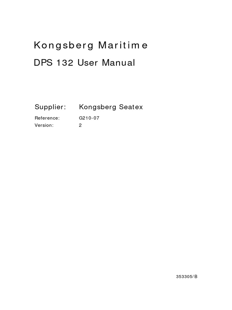 DPS 132 User Manual - 353305B | PDF | Global Positioning System