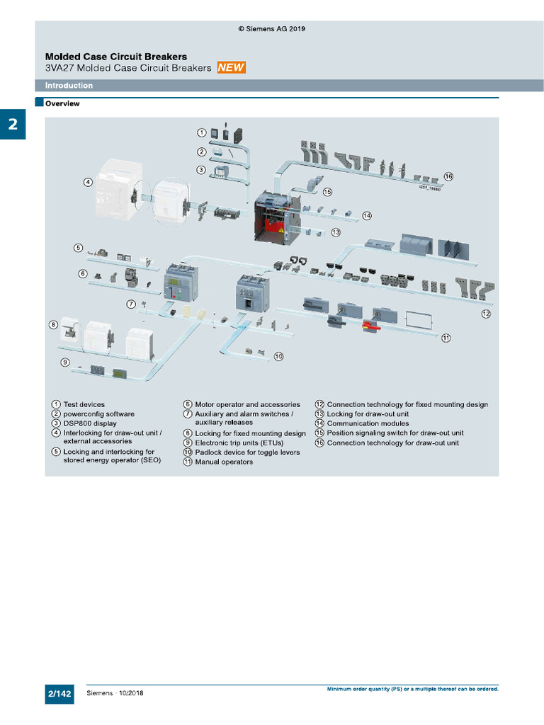 3VA27 MCCB Reference | PDF