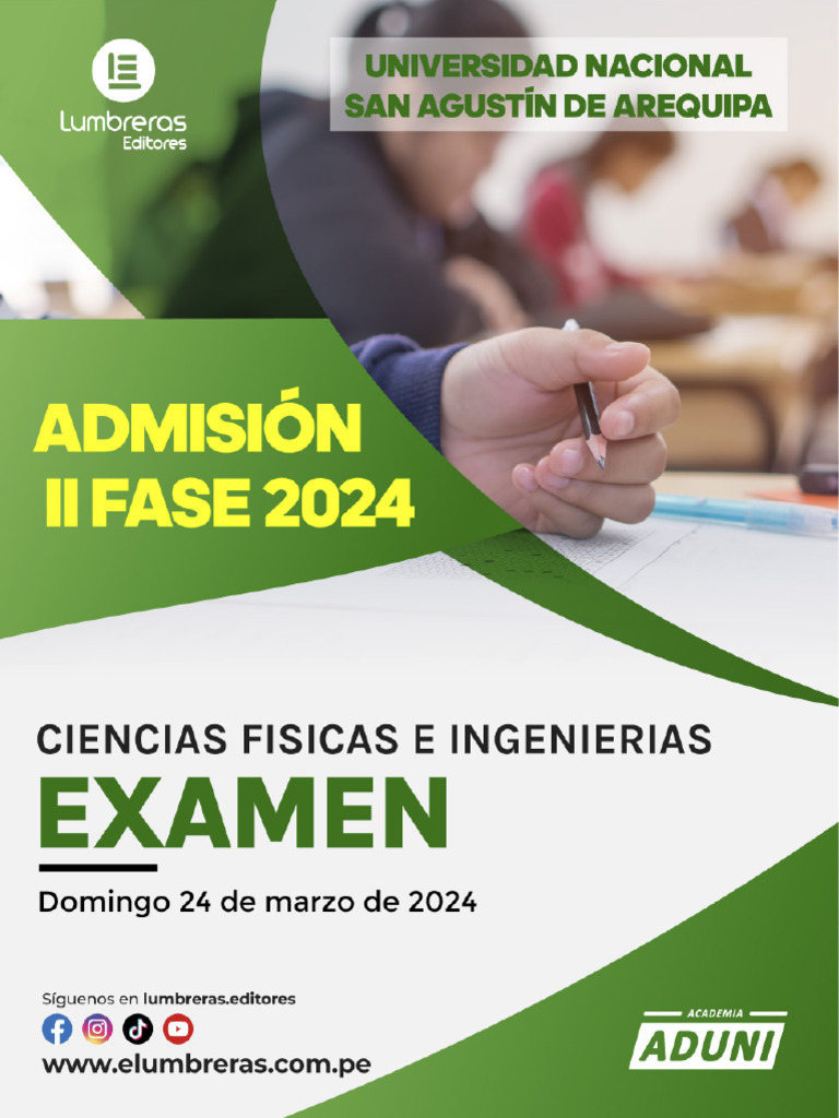EX - Adm - UNSA II Fase 2024 (ING) | PDF | Homo