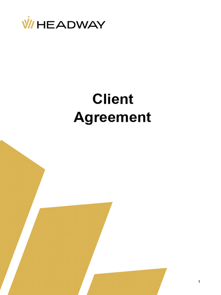 Headway Client Agreement | PDF | Order (Exchange) | Margin (Finance)