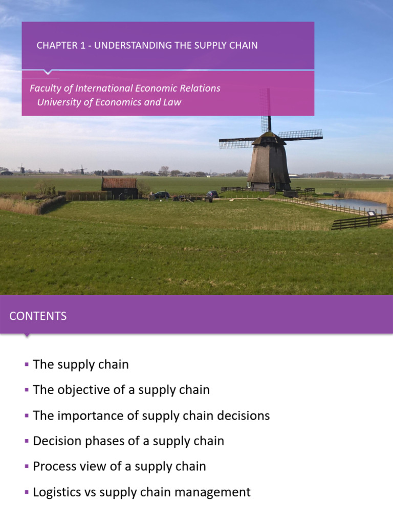 Chapter-1 SCM | PDF | Supply Chain Management | Supply Chain