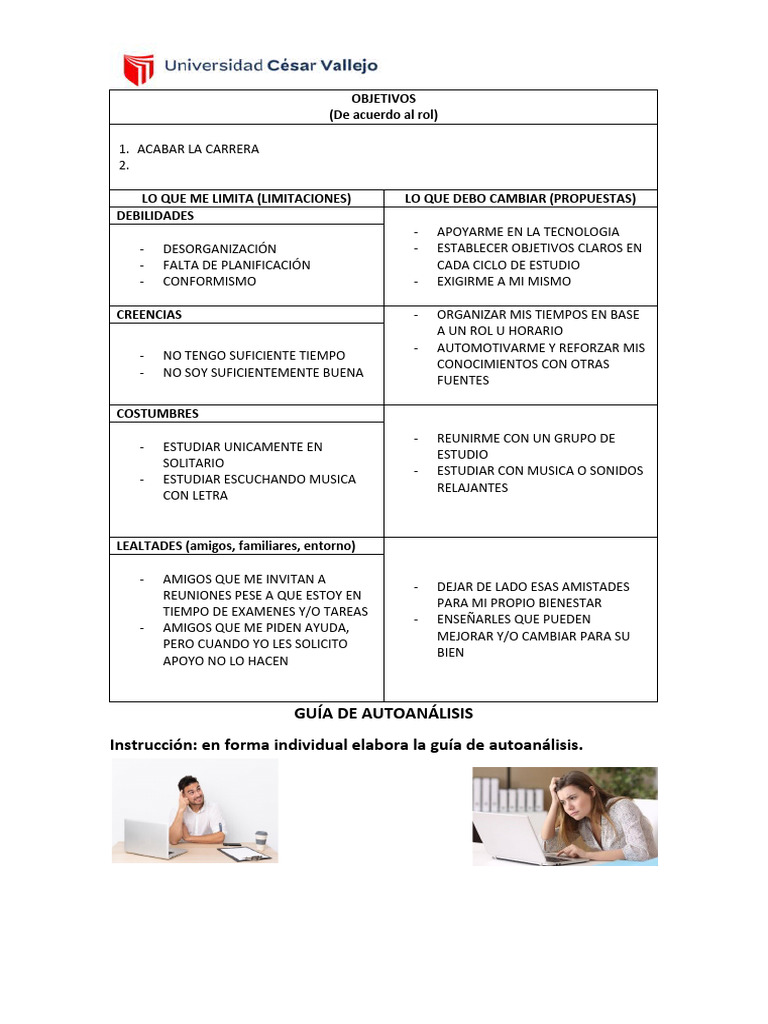 Guía de Autoanálisis | PDF