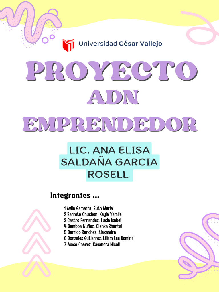 Proyecto ADN Creatividad | PDF | Análisis FODA | Educación de la primera infancia