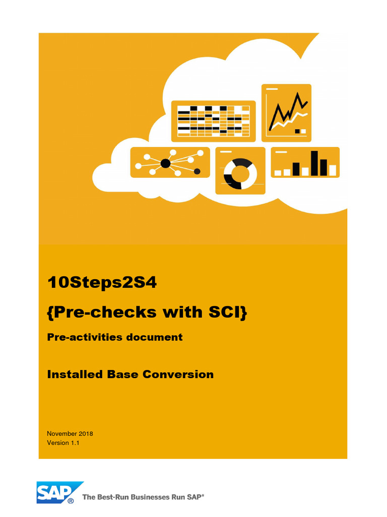 SAP S/4HANA Pre-Check Guide | PDF | Software | Computer Engineering