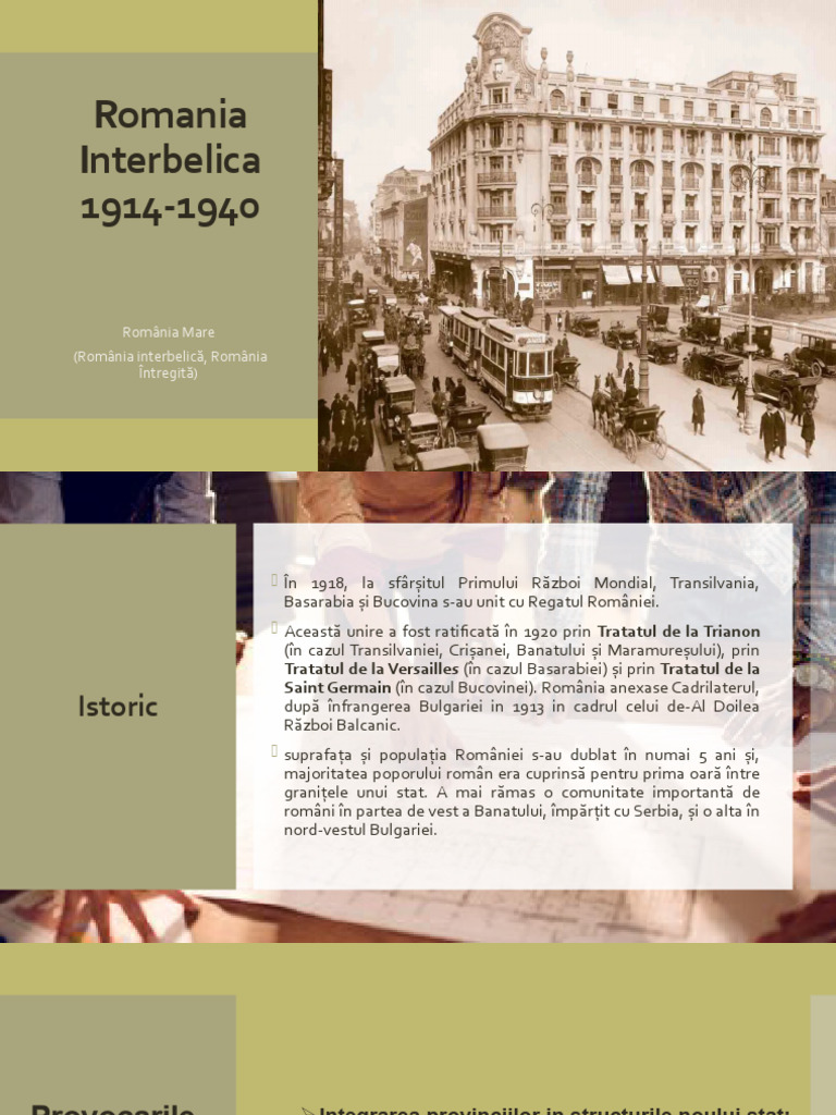 Romania Interbelica | PDF