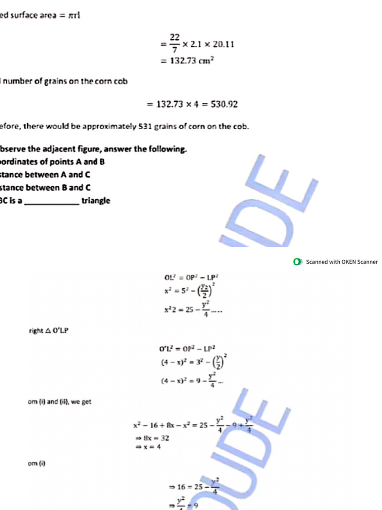Mathes Real Exam Paper | PDF