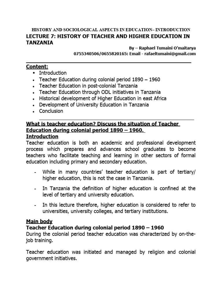 7 Oef 102 Lecture 7 Q&a | PDF | Teachers | Teacher Education