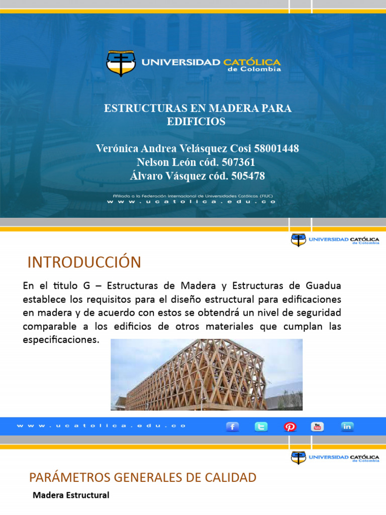 Estructuras en Madera para Edificios | PDF | Madera | pared