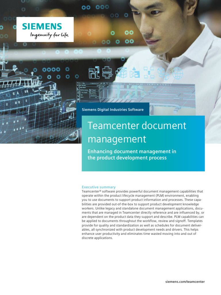 Teamcenter Document Managementr Emixa - Industry - Solutions | PDF ...