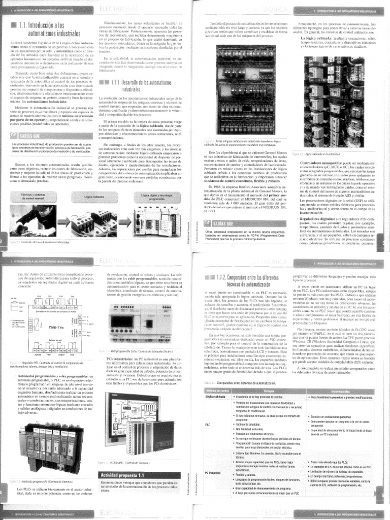 Introducci-N A Los Automatismos Industriales | PDF