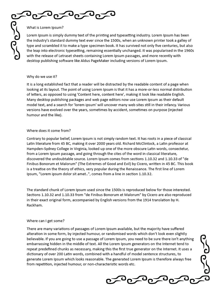 Template Proposal Body Header Footer 3 | PDF | Page Layout | Writing