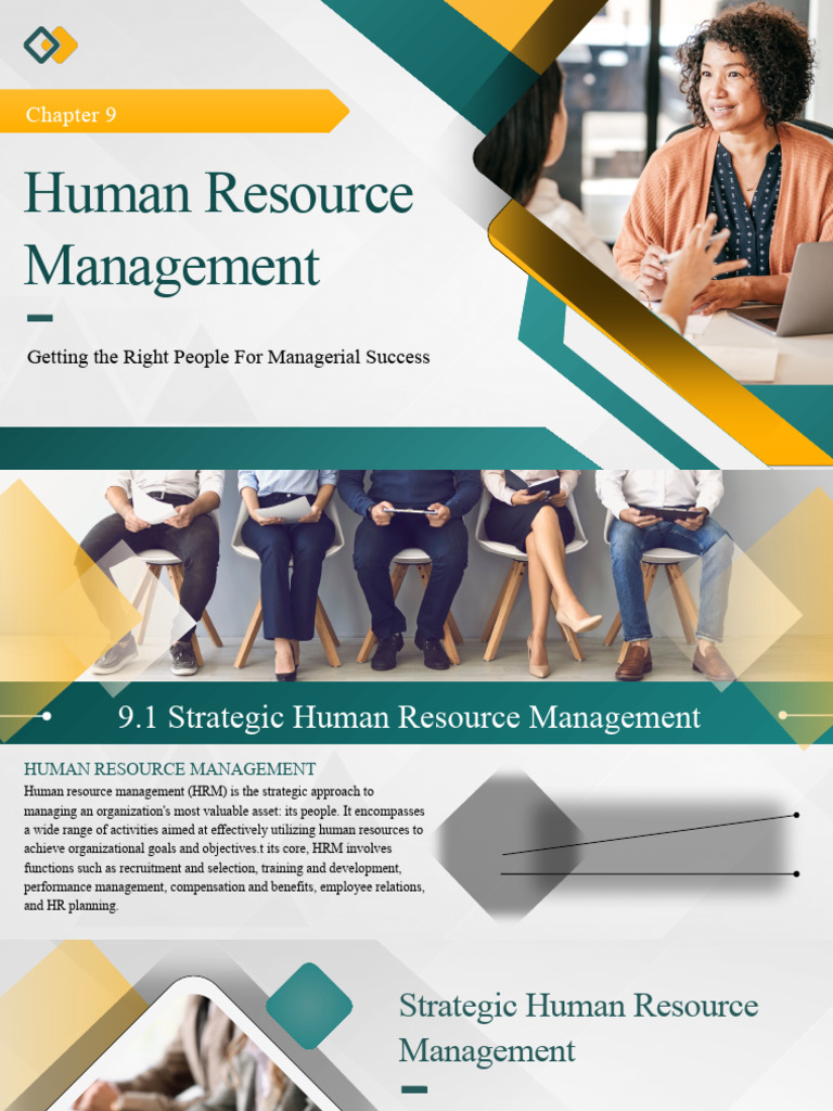 Teal And Yellow Modern Human Resource Transformation Presentation Pdf