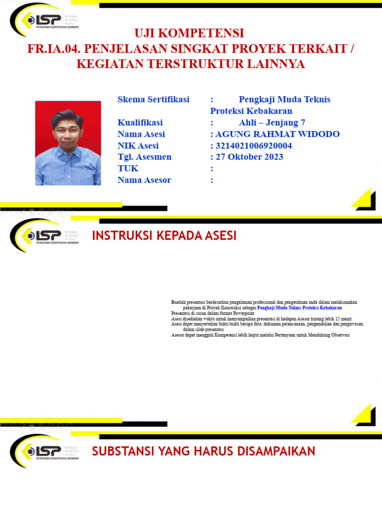 Agung Widodo - Presentasi TUK | PDF