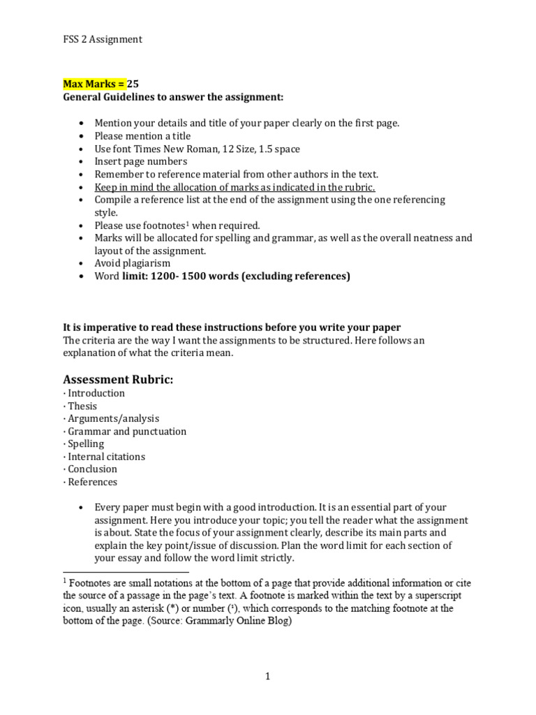 INSTRUCTIONS | PDF | Note (Typography) | Plagiarism