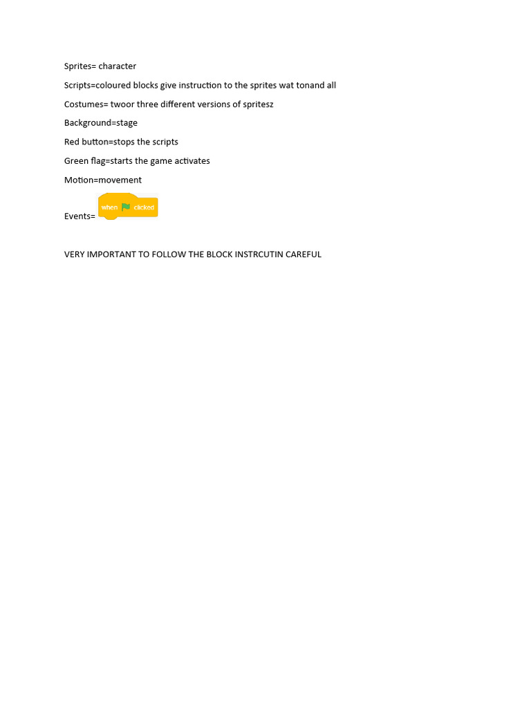Scratch Programming Basics Guide | PDF