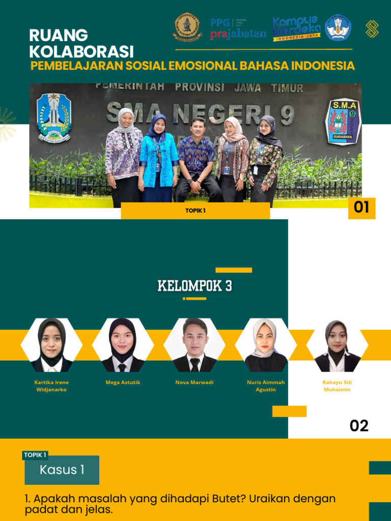 Presentasi - T1 - Ruang Kolaborasi - Sosial Emosional | PDF | Karier & Perkembangan