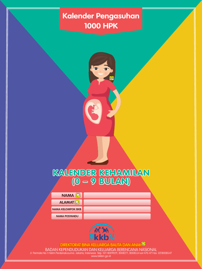 Kalender Kehamilan (0 - 9 Bulan) | PDF
