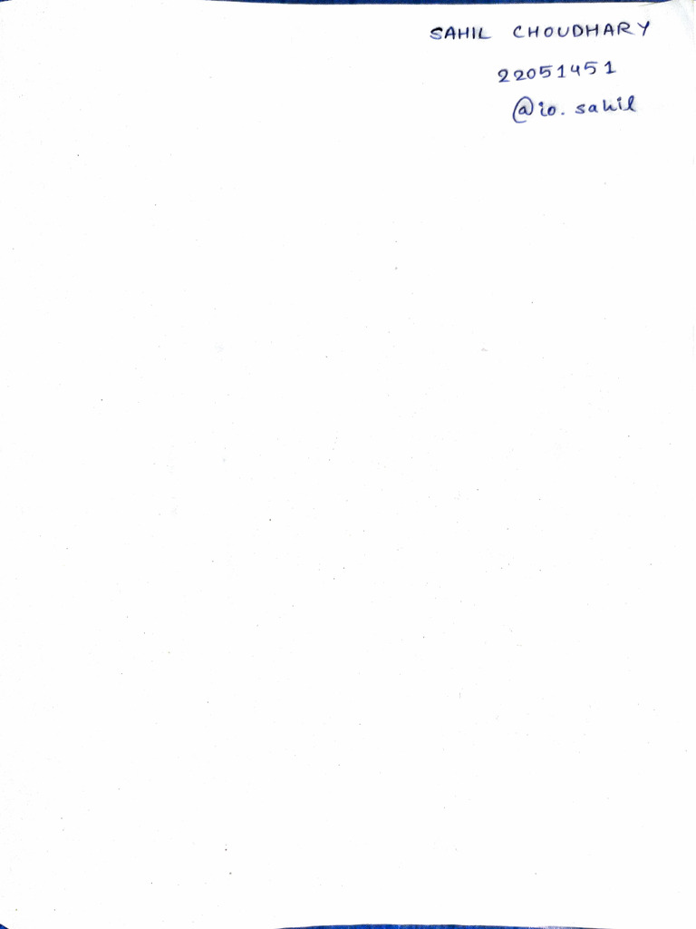 DSS Class Notes - Sahil Choudhary | PDF