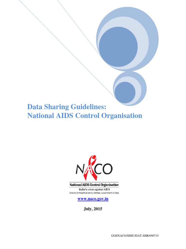 Data Sharing Guidelines - 2015 | PDF | Hiv/Aids | Thesis