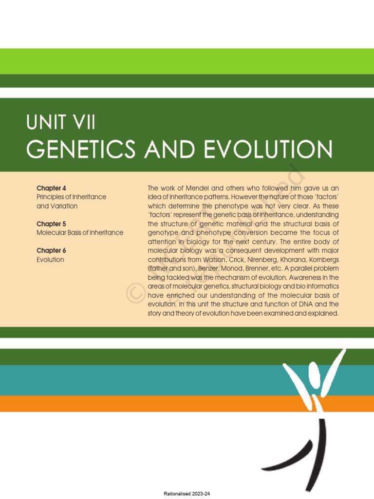 Principles of Inheritance and Variation NCERT Highlight by Seep | PDF ...