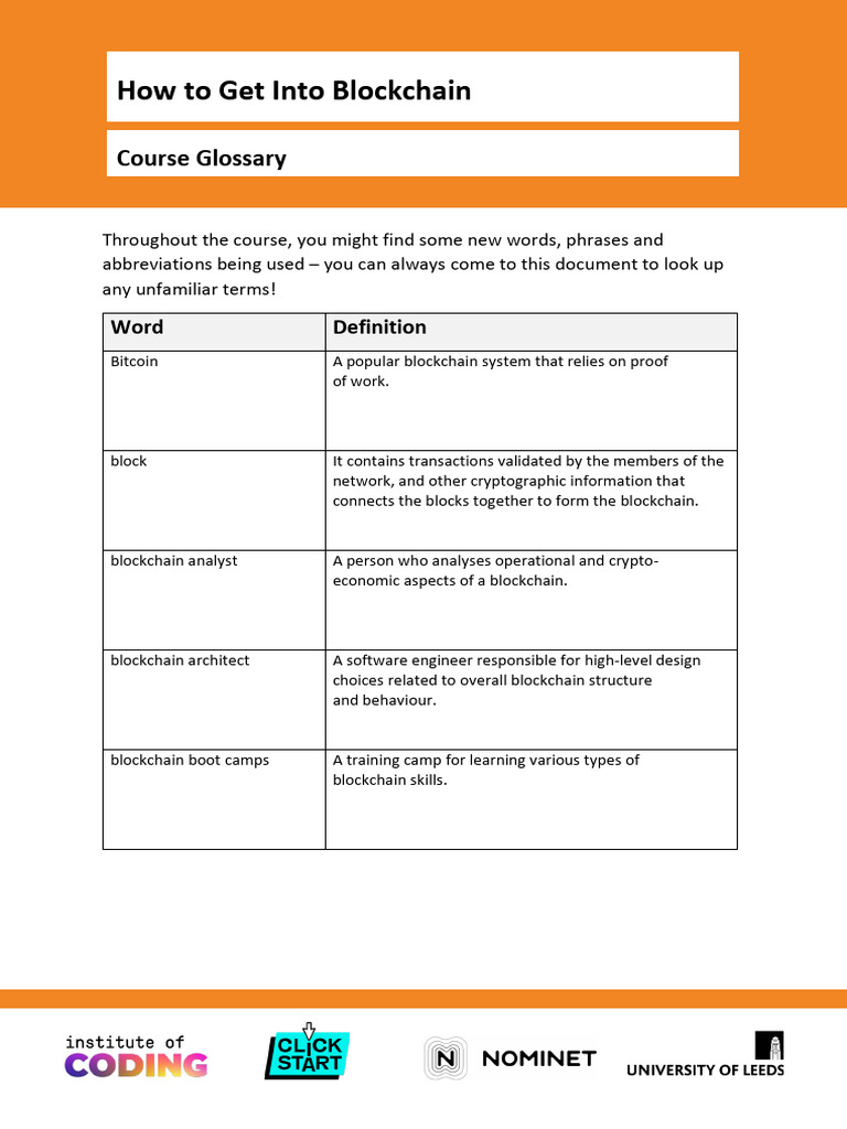 How To Get Into Blockchain | PDF | Cryptocurrency | Computing