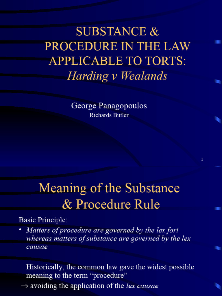 2334 Powerpoint - DR George Panagopoulos | PDF | Damages | Tort