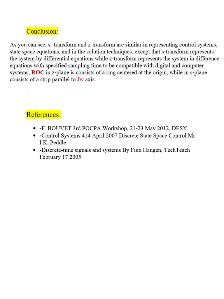 Conclusion and References | PDF