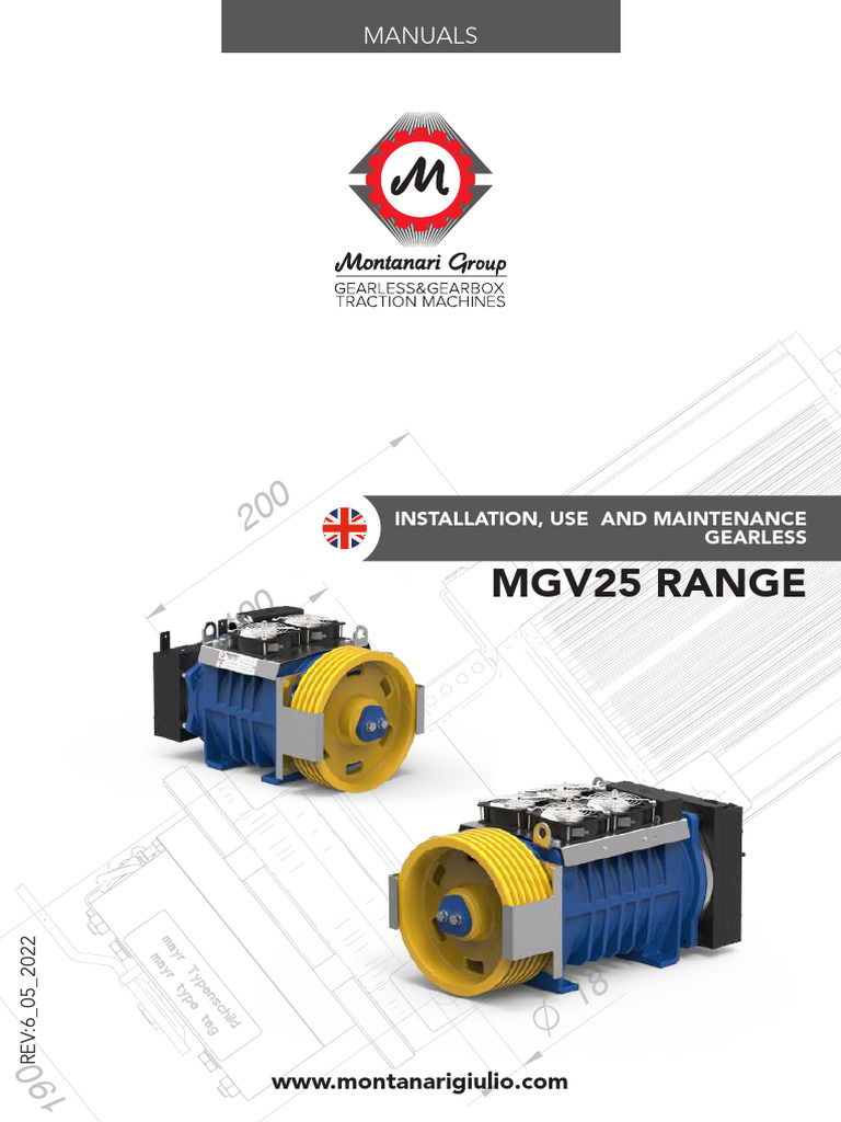 MGV25 Manual Eng | PDF | Elevator | Screw