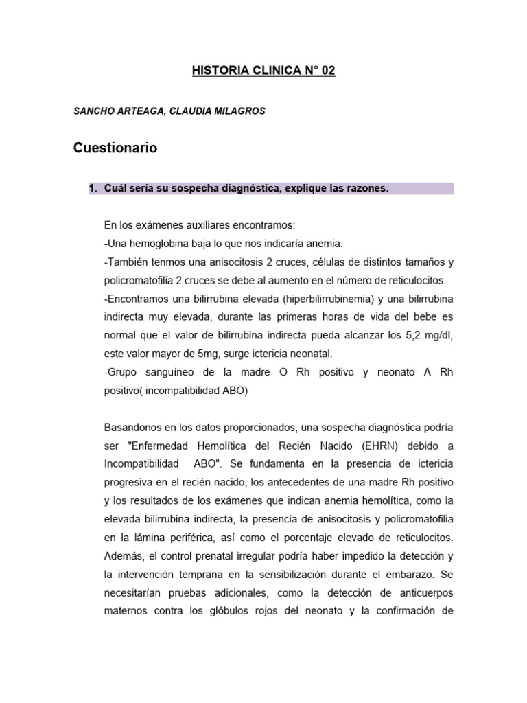 H.clinica Ehrn | Descargar gratis PDF | Bilis | Especialidades Medicas