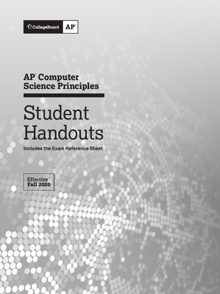 Ap CSP Student Task Directions | PDF | Computer Program | Programming