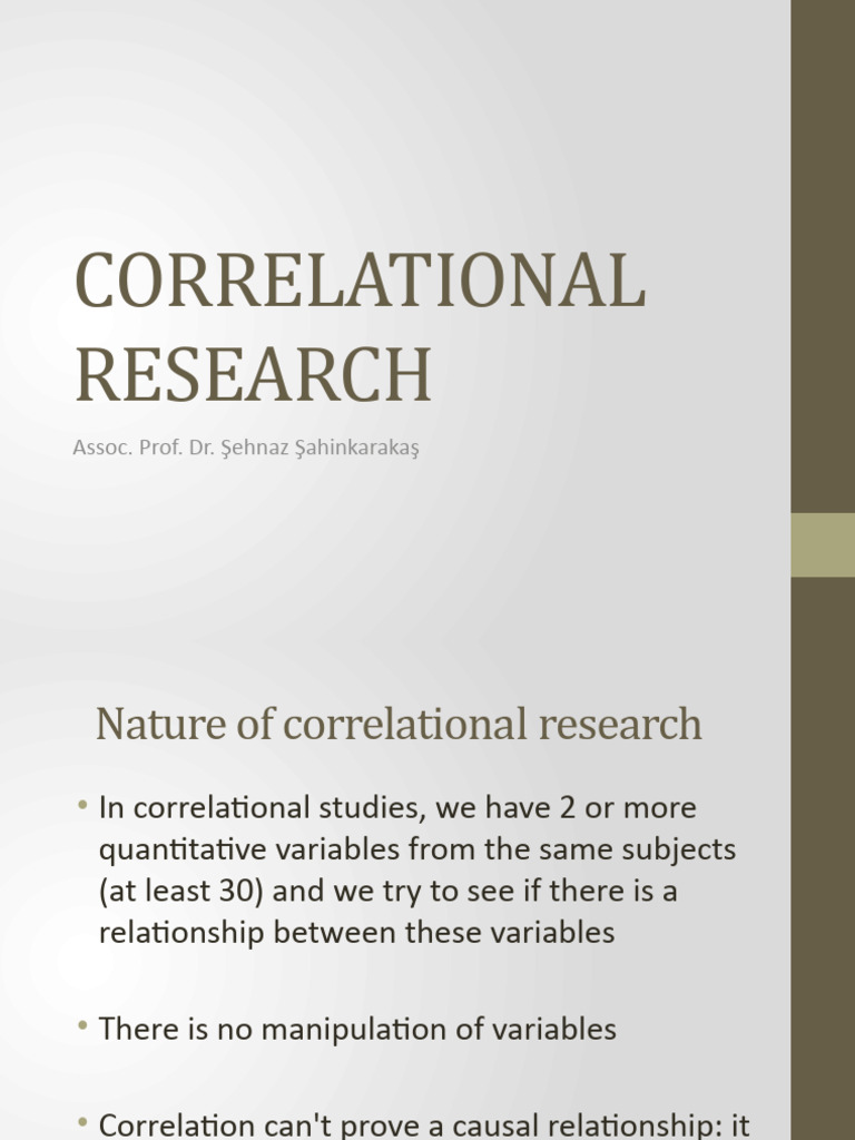 Correlational Research | Download Free PDF | Validity (Statistics ...