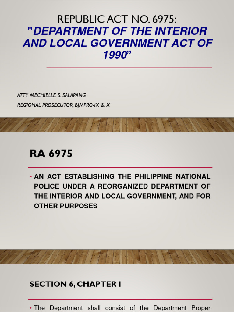 Ra 6975 | Download Free PDF | Prison | Inspector