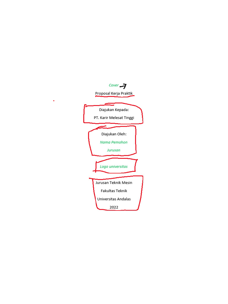 Contoh Proposal Magang (Internship) | PDF