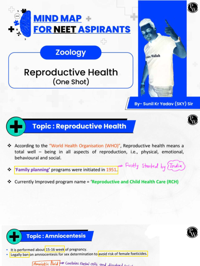 Reproductive Health by Sky Sir | PDF