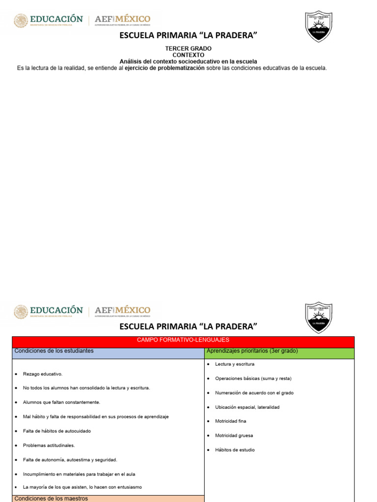 PROGRAMA ANALITICO DE TERCERO Borrador | PDF | Ritmo | Adverbio