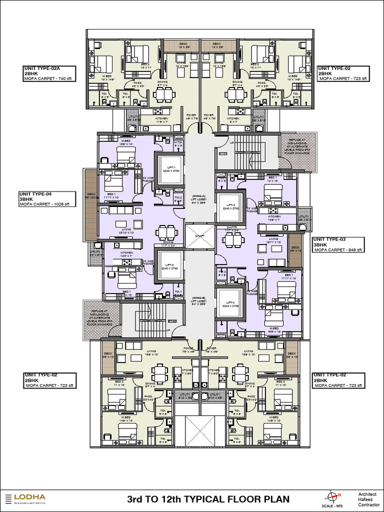 Member Tower - 3rd To 12th Floor Plan | PDF