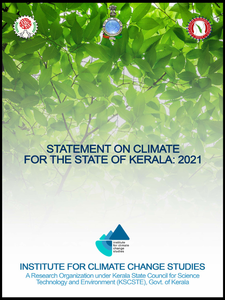 Kerala Climate Report 2021 | PDF | Rain | Monsoon