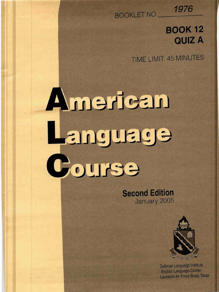 Book 12 Quiz A | PDF