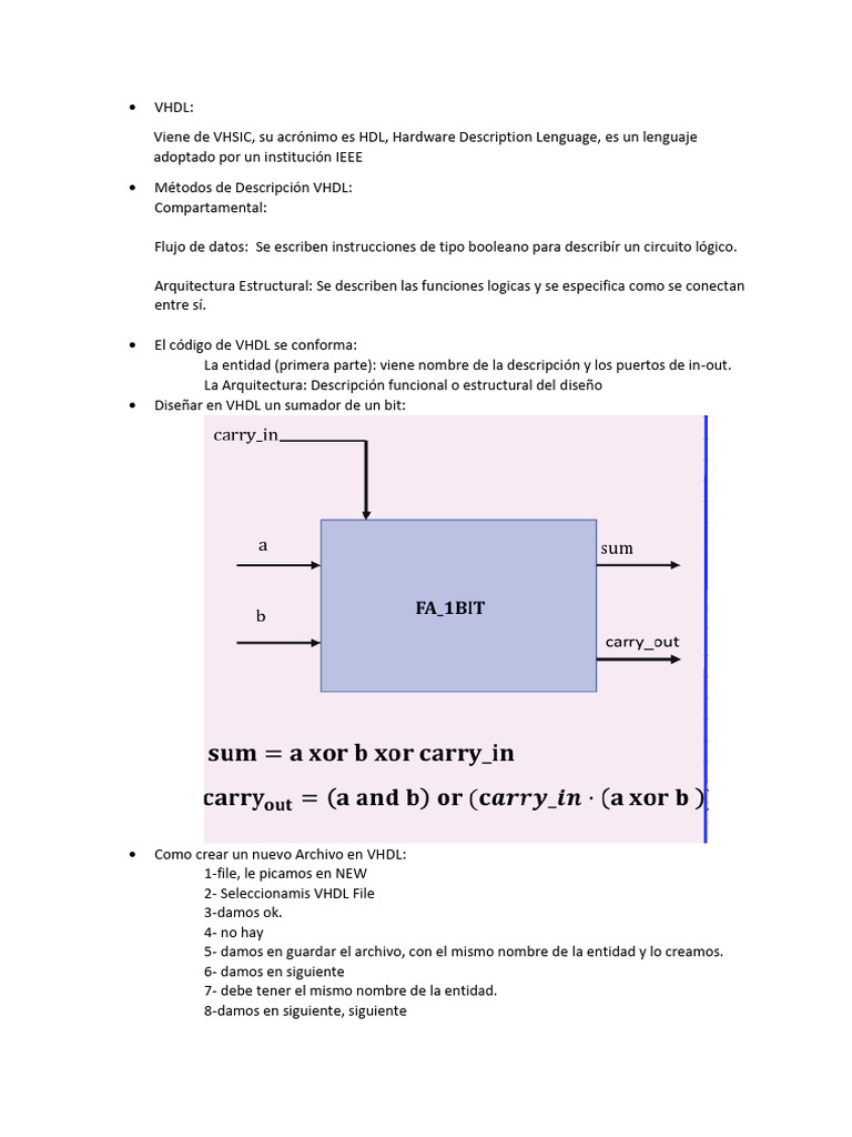 VHDL | PDF | Tecnología
