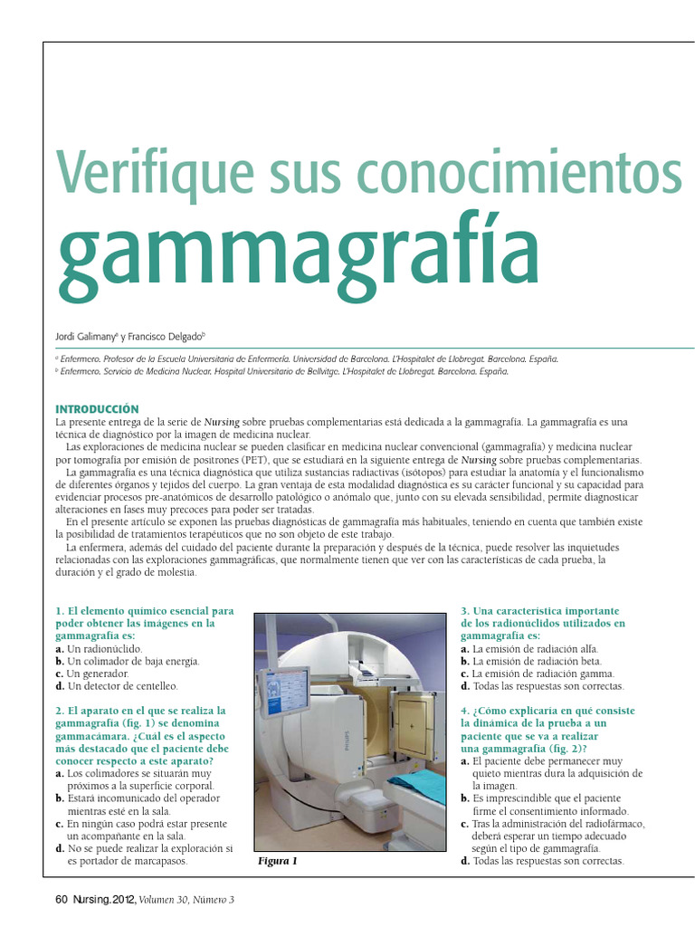 Gammagrafia Ósea | PDF | Radionúclido | Medicina Nuclear