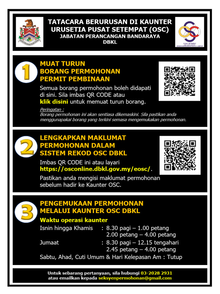 DBKL Osc Form | PDF