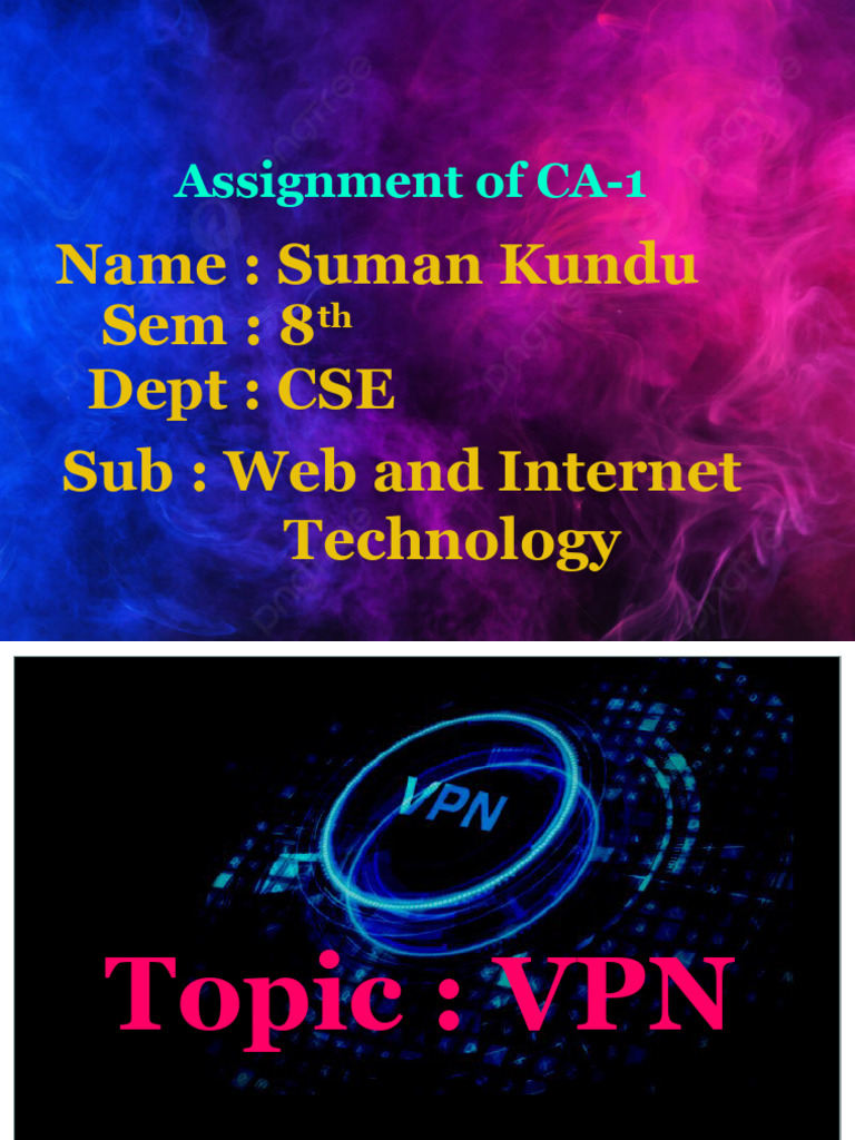 Assignment of CA-1: Name: Suman Kundu Sem: 8 Dept: CSE Sub: Web and Internet Technology | PDF ...