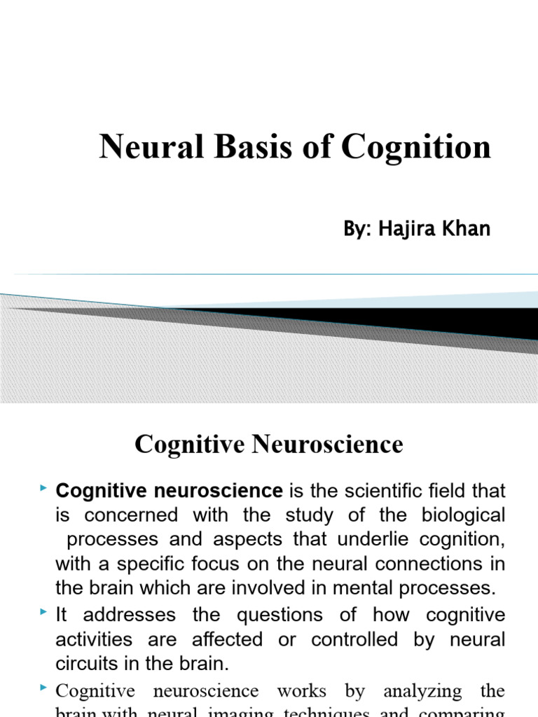 Neural Basis of Cognition Explained | PDF | Neuron | Axon