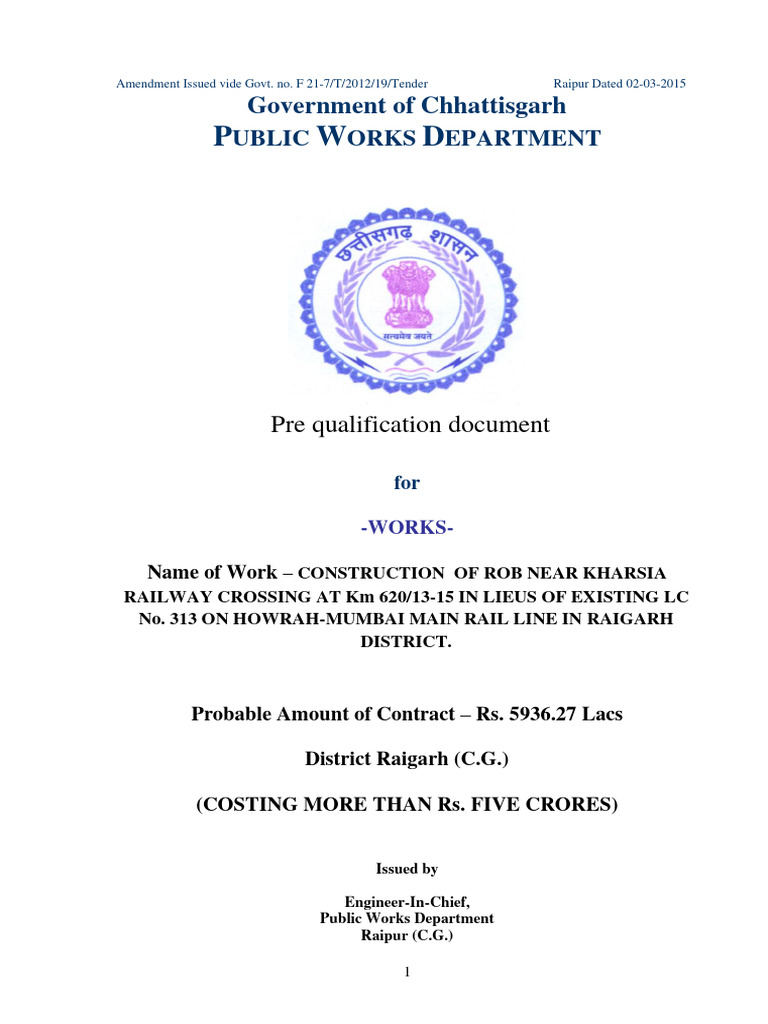 Pre Qualification Document | PDF | Audit | Signature